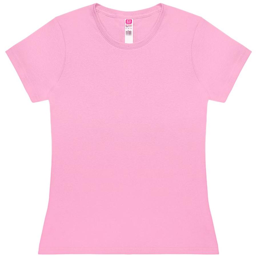 PROMODEPOT PENINSULA: PLAYERA ROSADO CUELLO REDONDO EUROCOTTON DAMA
